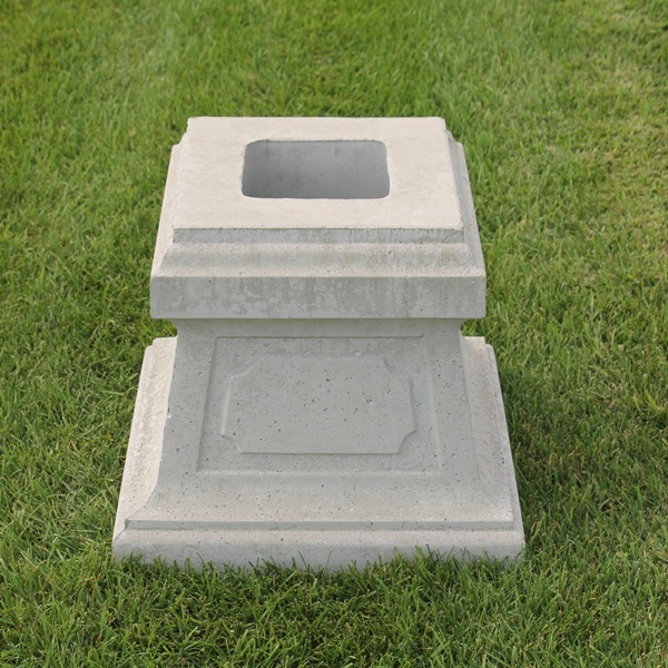 Large Roman Pedestal | Concrete Garden Supply