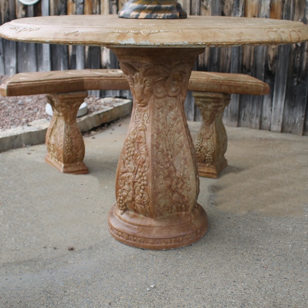 Ram Table Pedestal | Concrete Garden Supply