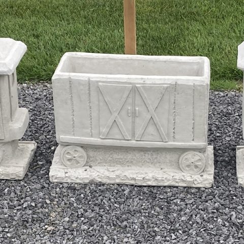 Train Car -Planter | Concrete Garden Supply